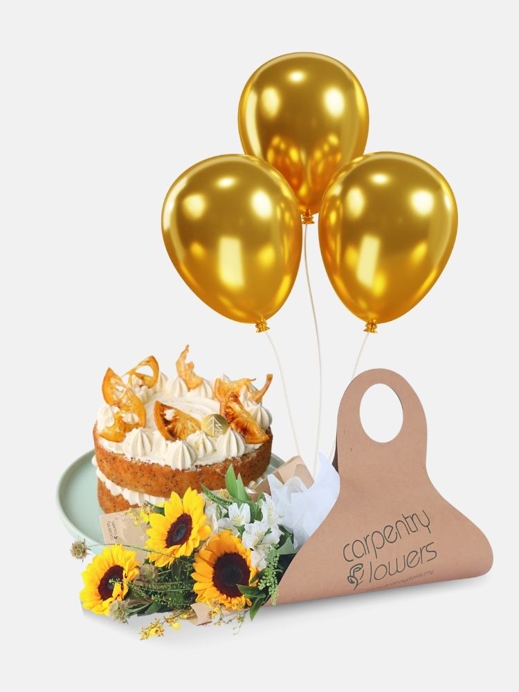 Peppy Sunflower & Cake – Granny Doris